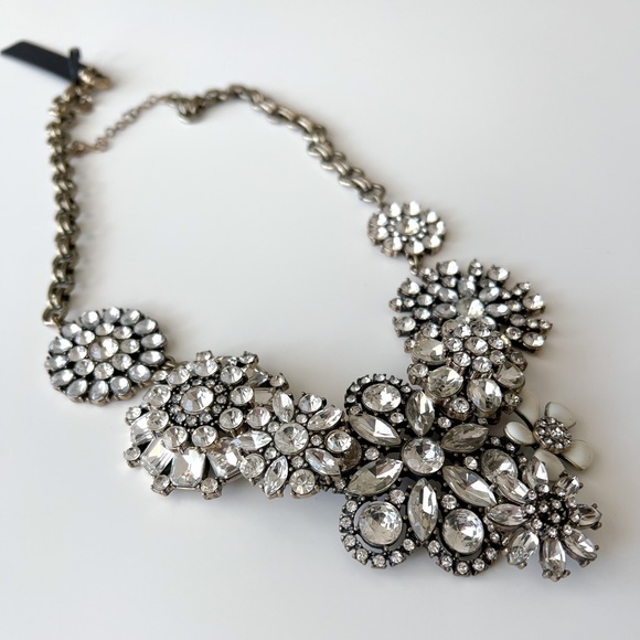 J. Crew | Jewelry | J Crew Flower Lattice Necklace | Poshmark